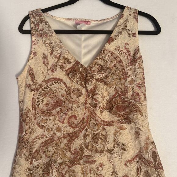 Dresses | Vintage Y2k Fairycore Garden Floral Lace Dress Boho ...